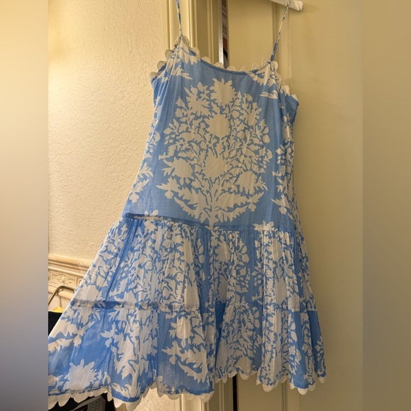 Juliet Dunn | Dresses | Rare Blue And White Juliet Dunn Palladio Dress ...